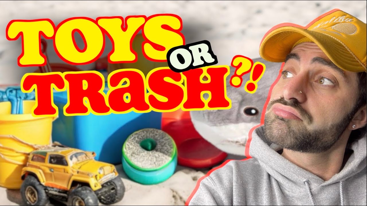 Collecting Beach Toys to Stop Plastic Pollution - YouTube