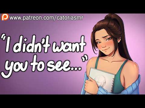 Catching Shy Classmate Drawing You In Her Secret Sketchbook (ASMR) (Friends to Lovers)