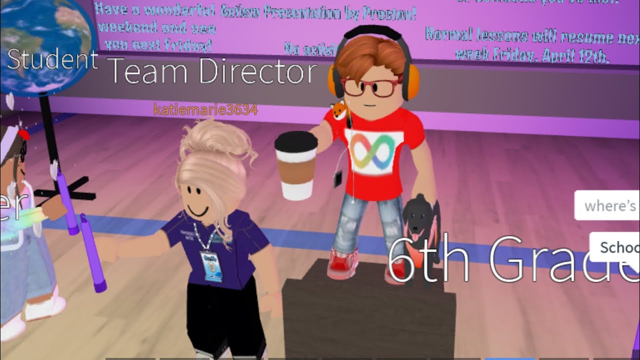 Roblox keystone middle school | part 2 s3 ep 13 | with @racerriley and ...