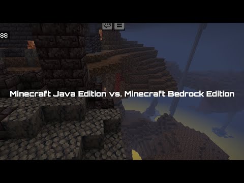 Minecraft Java Edition vs Minecraft Bedrock Edition (ฉบับเถื่อนเวล1) Ep ...