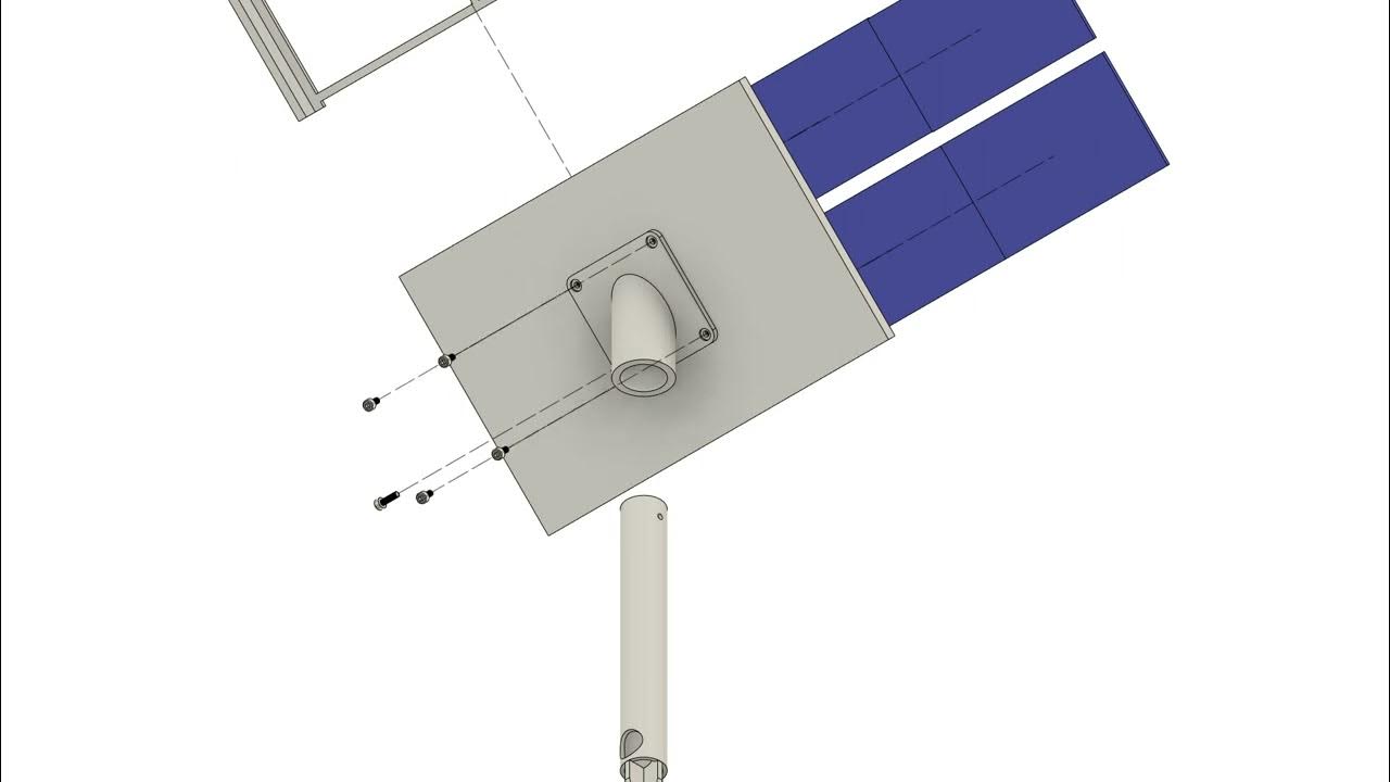 Solar Panel Array Exploded View - YouTube