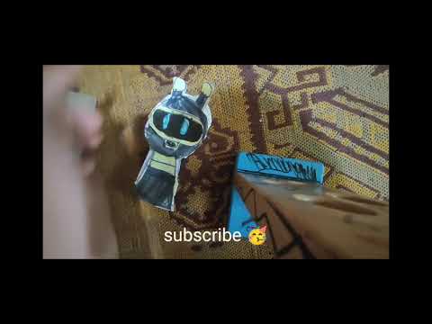 Fun bot paper craft - YouTube