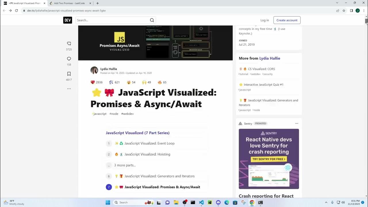 2723. Add Two Promises | Two Solutions | Coding Session | Live Data Structure and Algorithm ...