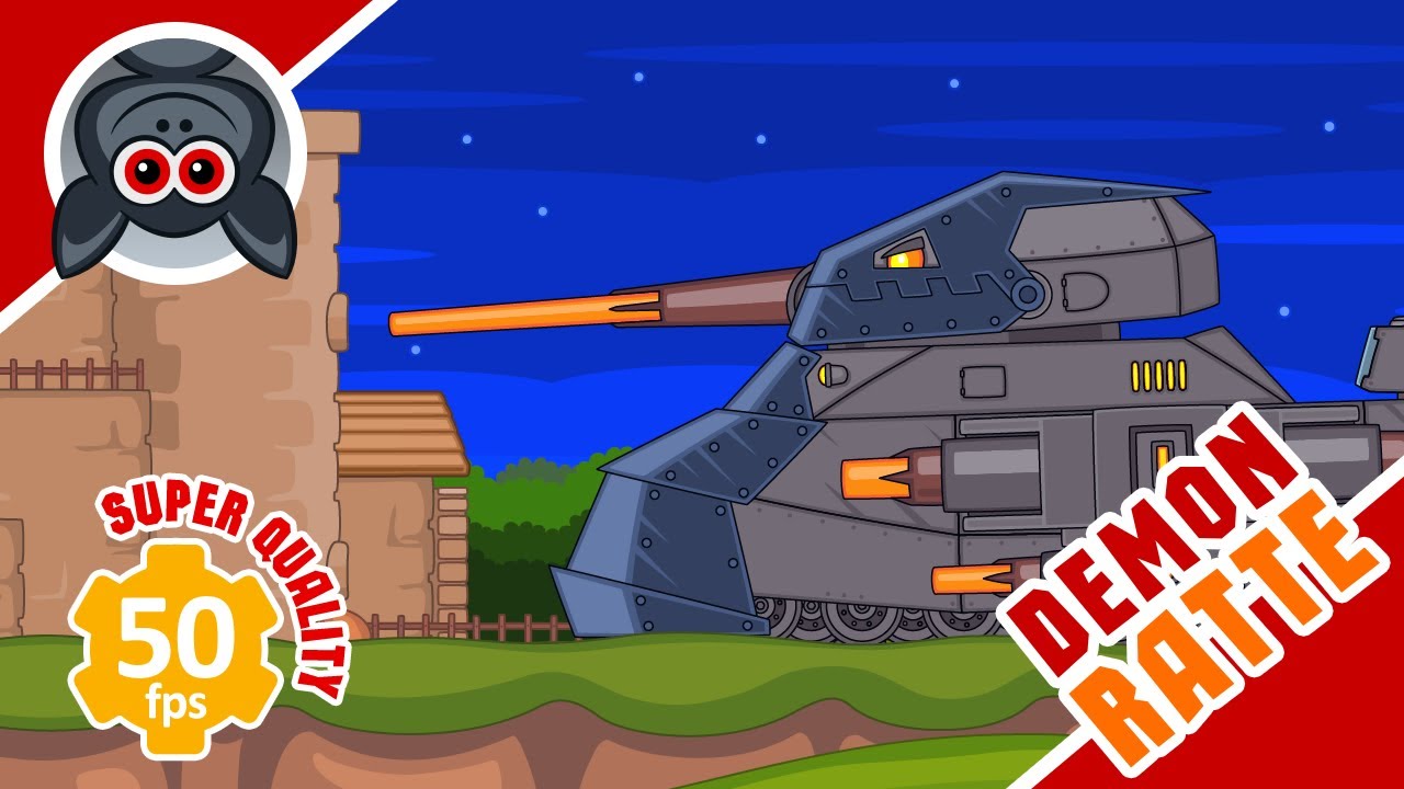 The Fall of Fortress. Ratte Demon. Cartoons About Tanks - YouTube