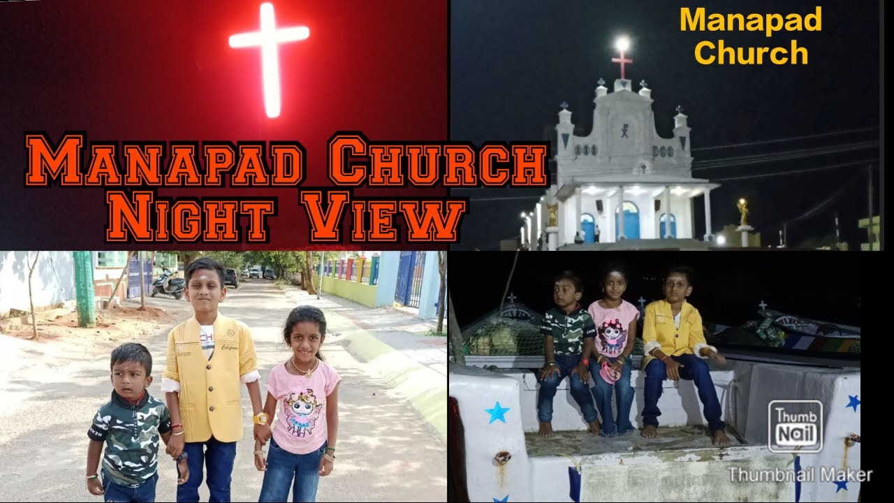 Manapad Church Night View|Manapad Shooting Spot|Thoothukudi best ...