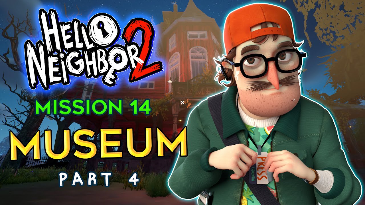 How to escape Hello Neighbor 2 Prison (Door Code) Museum Part 4 ...