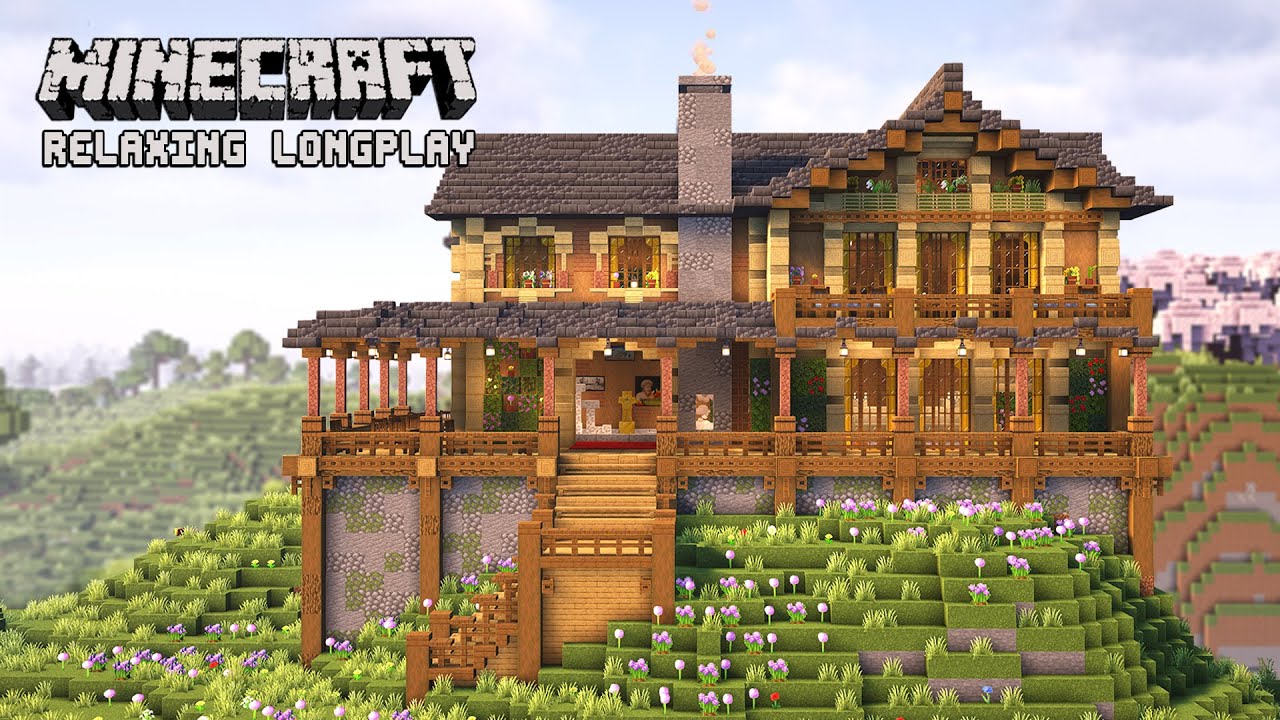 We Built a Cozy Wooden House - Minecraft Relaxing Longplay (No ...