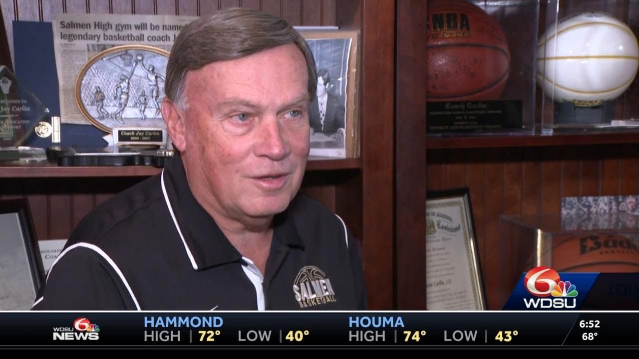 Salmen High School honors Jay Carlin - YouTube