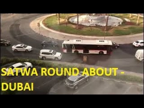 DUBAI ROADS SATWA ROUNDABOUT-DUBAI - YouTube