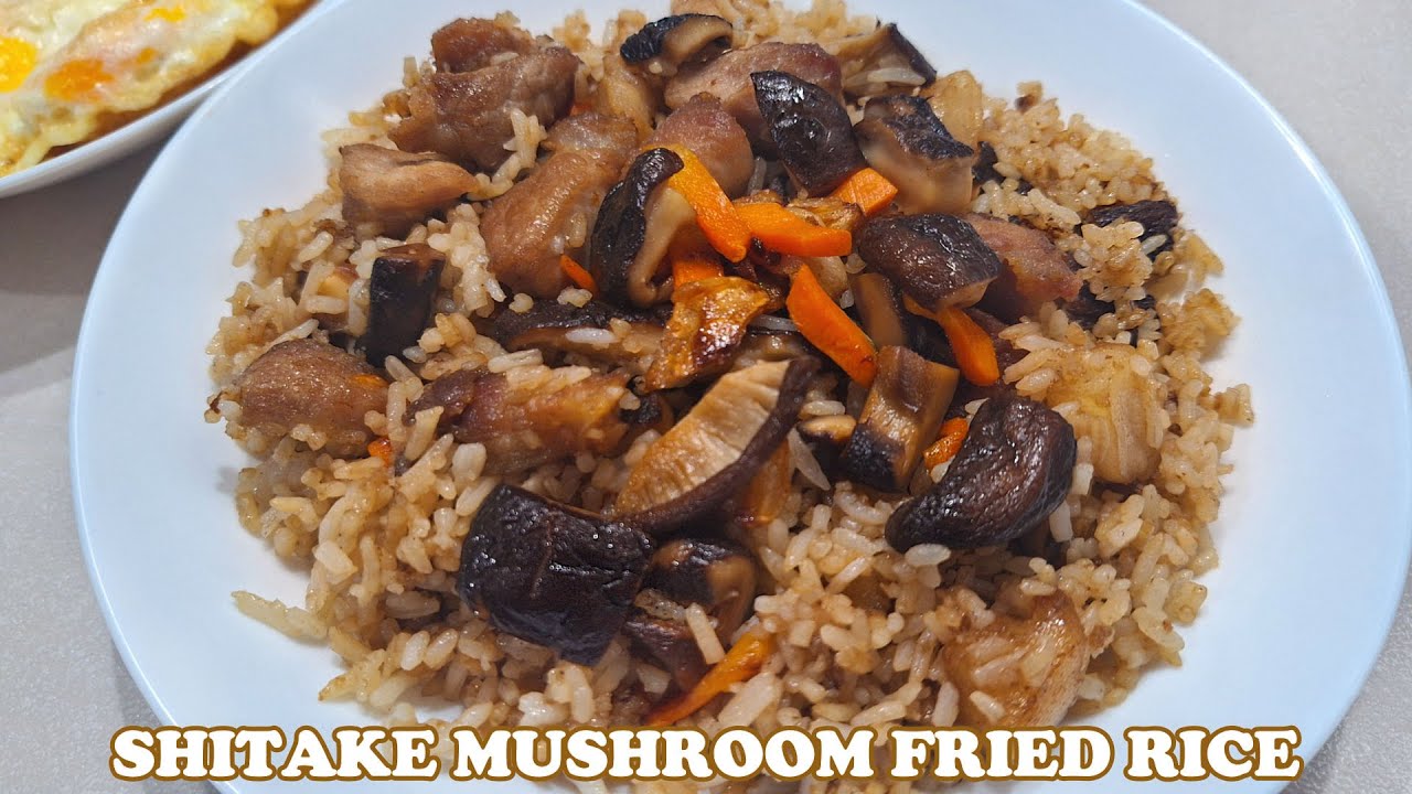 Shitake Mushroom Fried Rice - YouTube