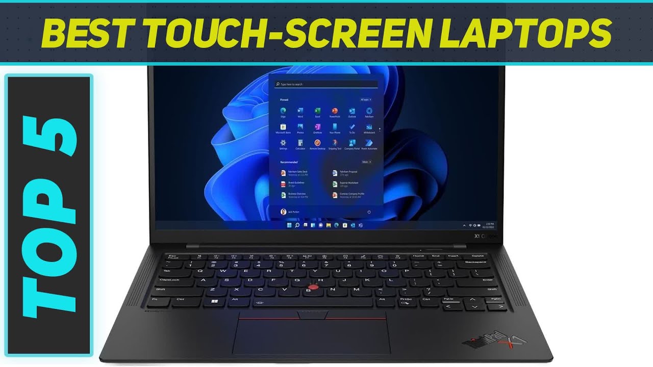 Top 5 Best Touch-Screen Laptops in 2024 - YouTube