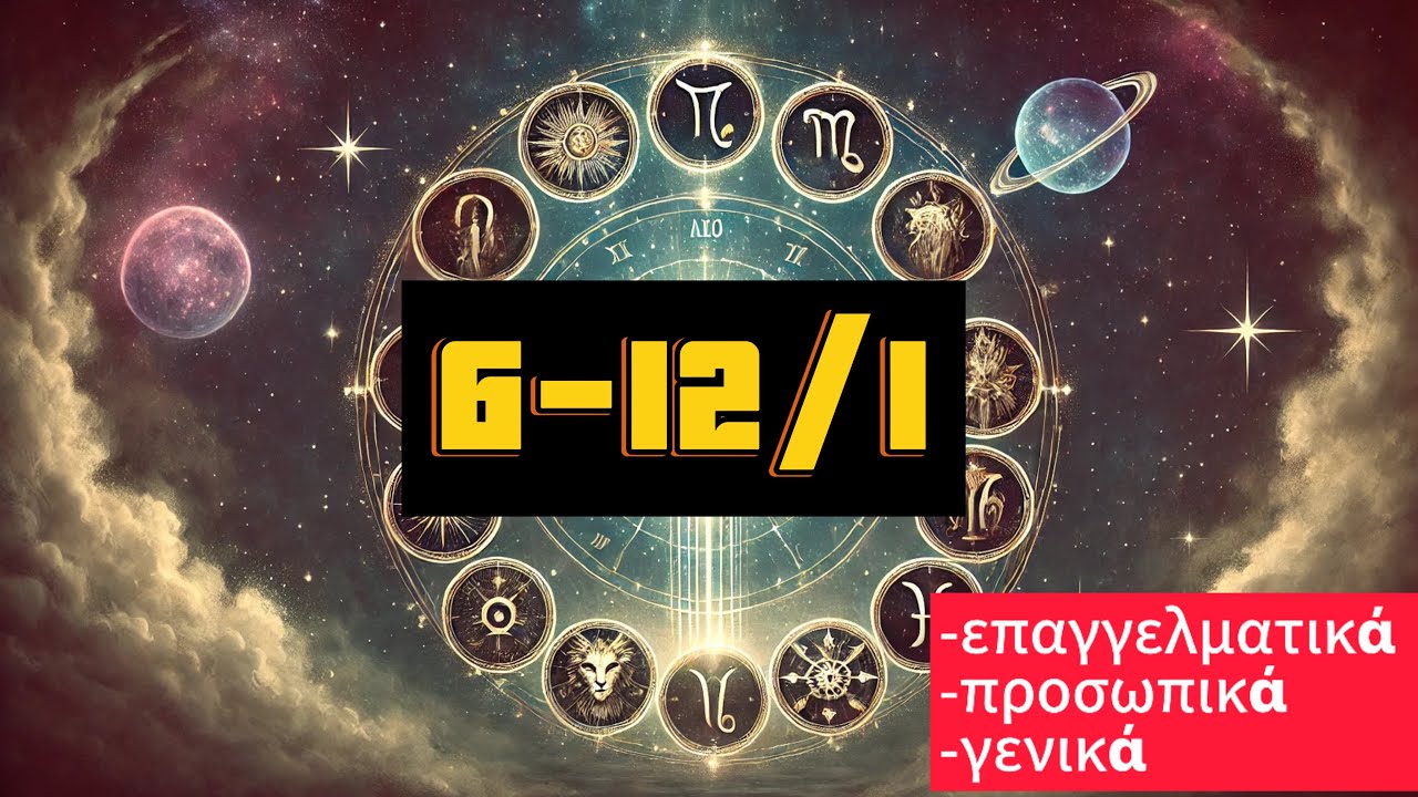 ♠️ΕΒΔΟΜΑΔΑ 6-12 ΙΑΝΟΥΑΡΙΟΥ (ΟΛΑ ΤΑ ΖΩΔΙΑ) #manos_tarot #tarot # ...