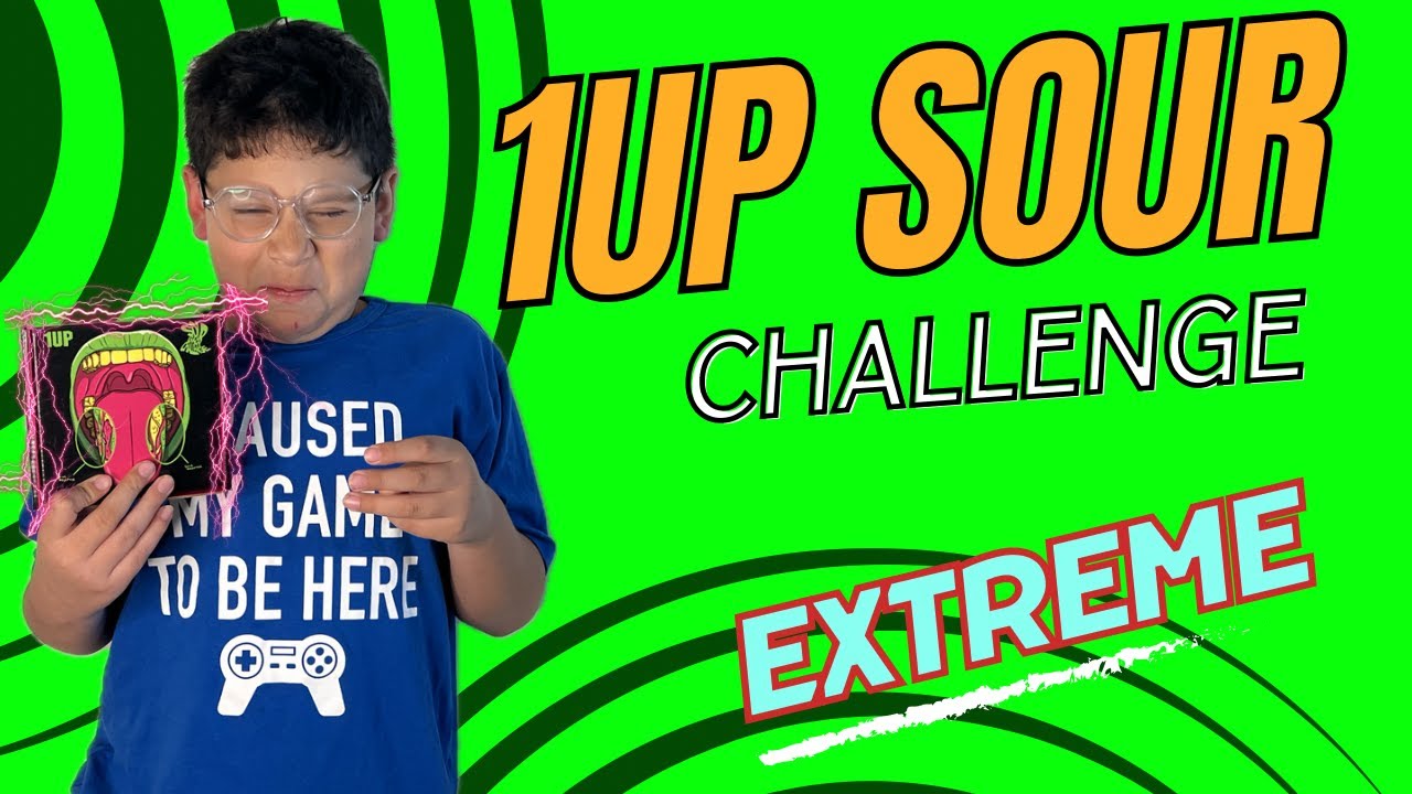 1UP Sour Challenge *MOST EXTREME SOUR* Candy in the world - YouTube