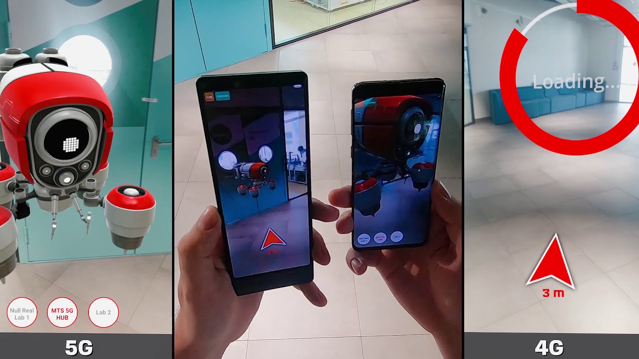 5G + augmented reality - YouTube