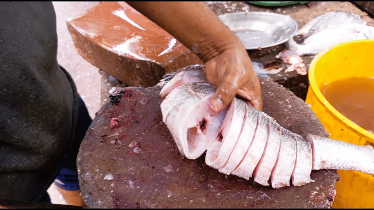 Wow 🔥 Ramas fish Cutting 600gram Cutting in Fish Market | Fish Cutting ...