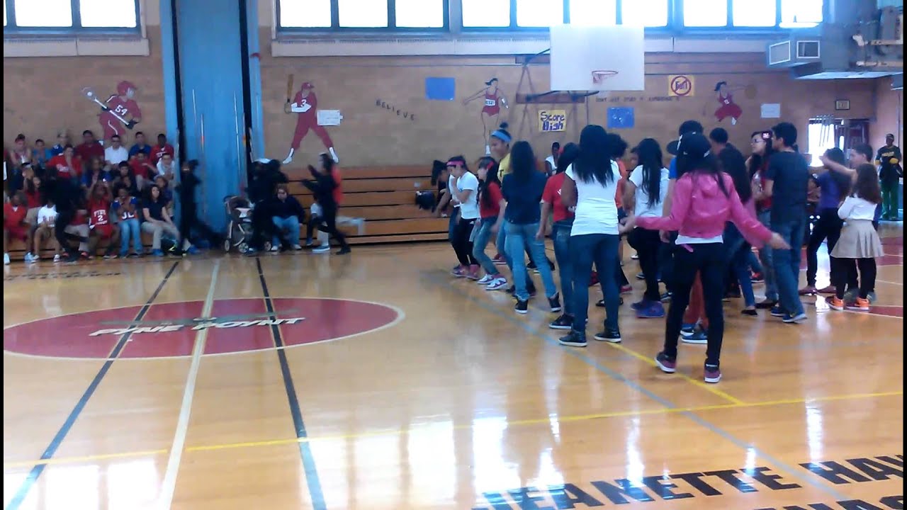 Pyne Poynt Middle School Pep-rally - YouTube