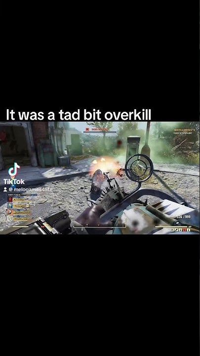 It was a tad bit overkill #memes #gamingmemes #overkill - YouTube