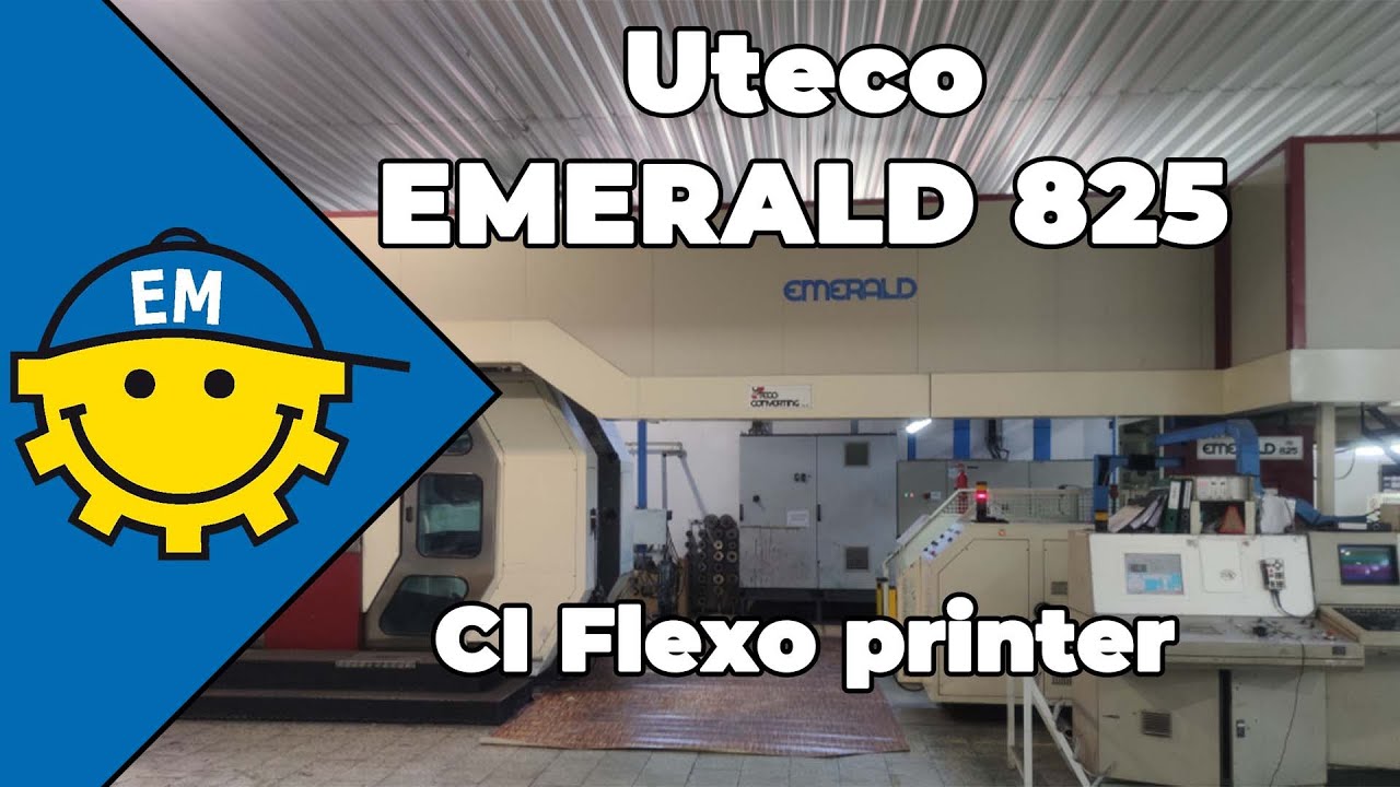UTECO Emerald 825 8c 800mm | CI Flexo Printer | For sale by Euro ...