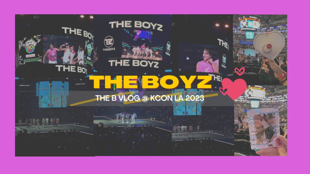 [THE B VLOG #6] THE BOYZ: show, dance dance game, special mcs @KCON LA ...