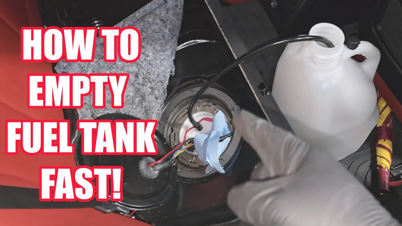 How To Empty Fuel Tank