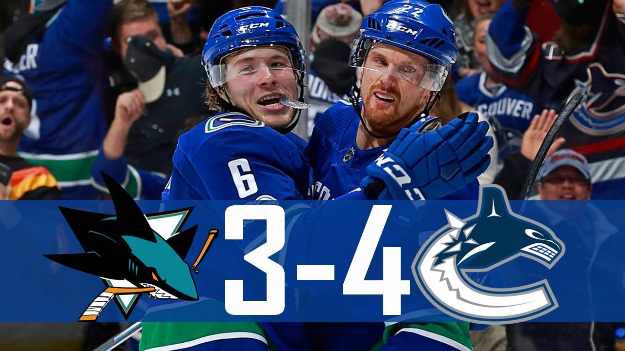 Canucks vs Sharks | Highlights | Dec.15, 2017 [HD] - YouTube