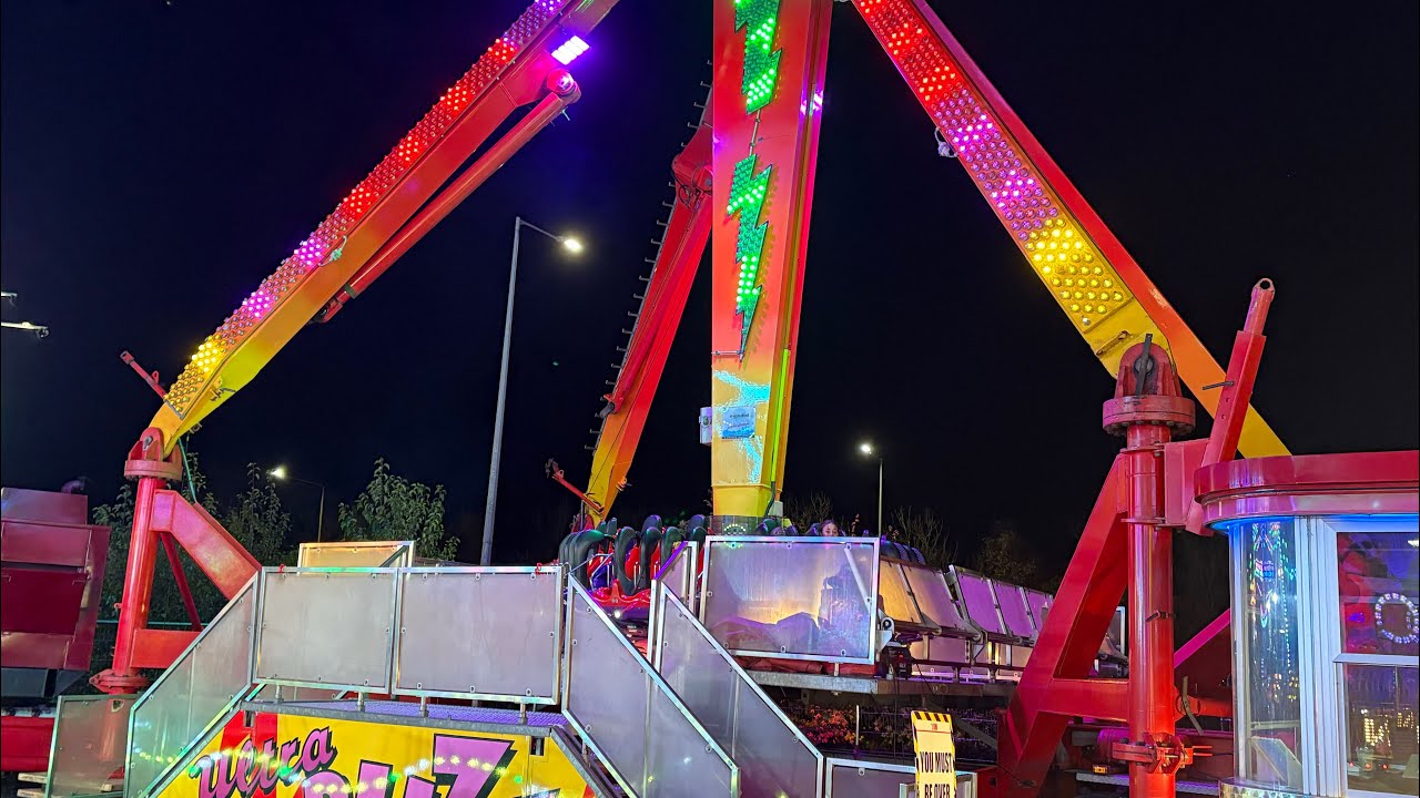 Ultra Buzz funfair ride ONRIDE pov. Better than Freestyle. Mondial Jett ...