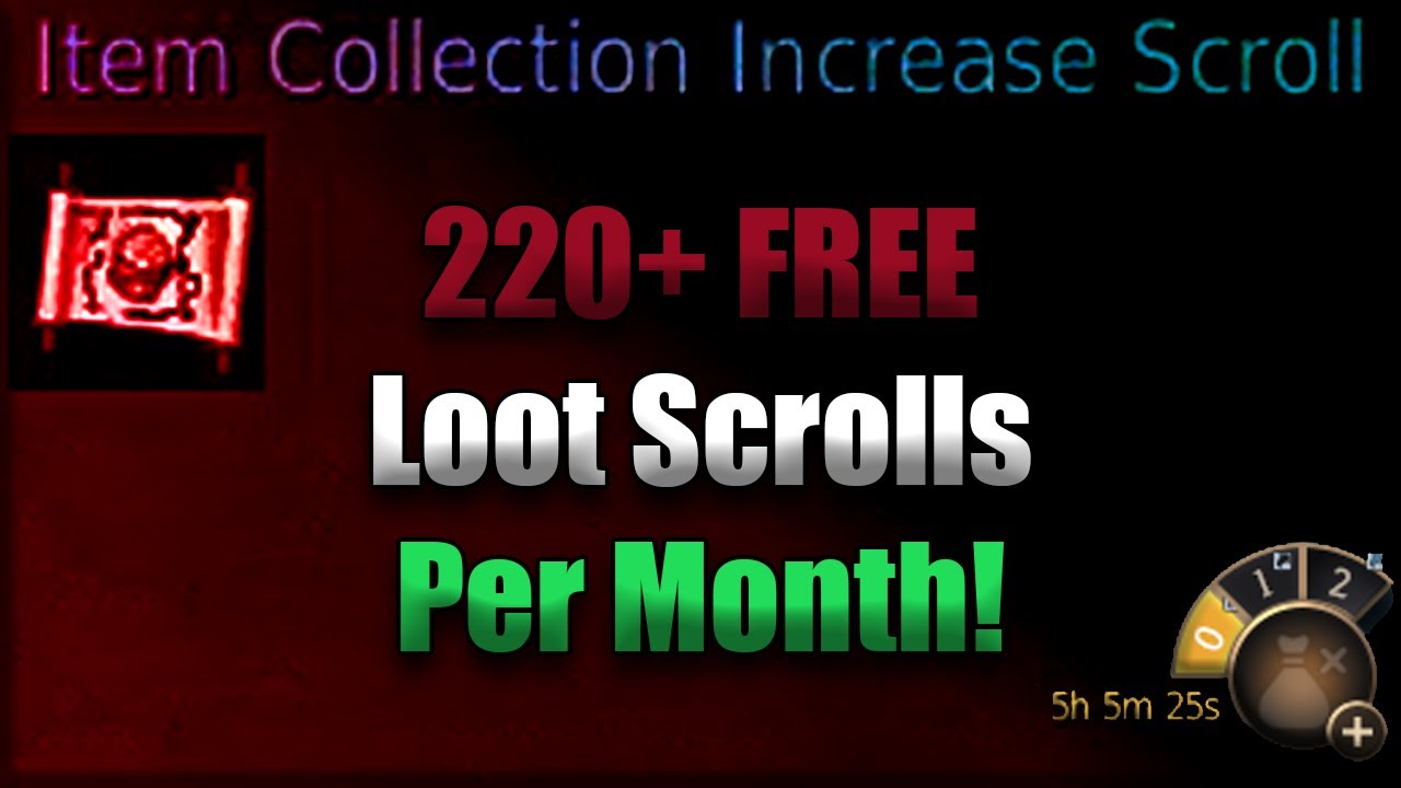 Free Loot Scrolls in Black Desert Online (220+ Per Month) - YouTube