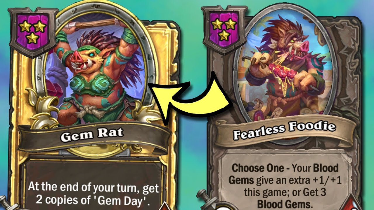 gem rat BROKE the game | Hearthstone Battlegrounds - YouTube