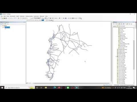 วิธีการสร้าง buffer ด้วยโปรแกรม ArcMap 10.5 - YouTube