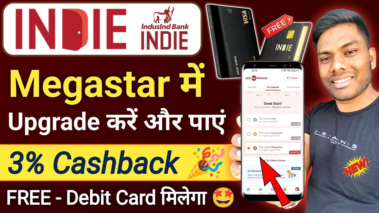 INDIE Savings Account Upgrade Megastar earn Cashback 3% & FREE Debit ...
