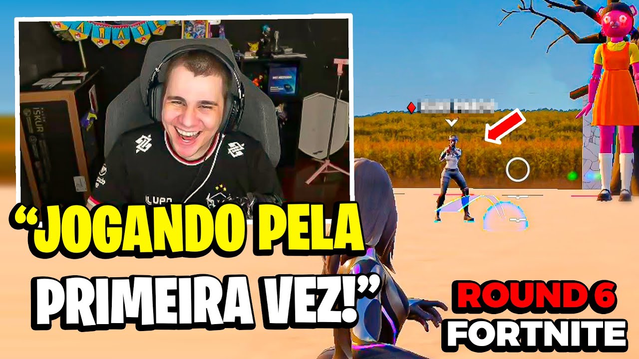 Pulga jogando ROUND 6 no Fortnite! - YouTube