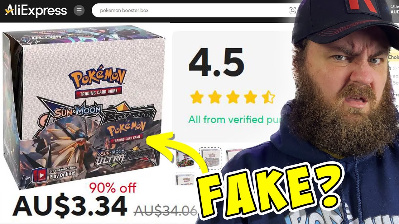 Buying Pokemon Booster Boxes on Aliexpress - Ultra Prism Opening - YouTube
