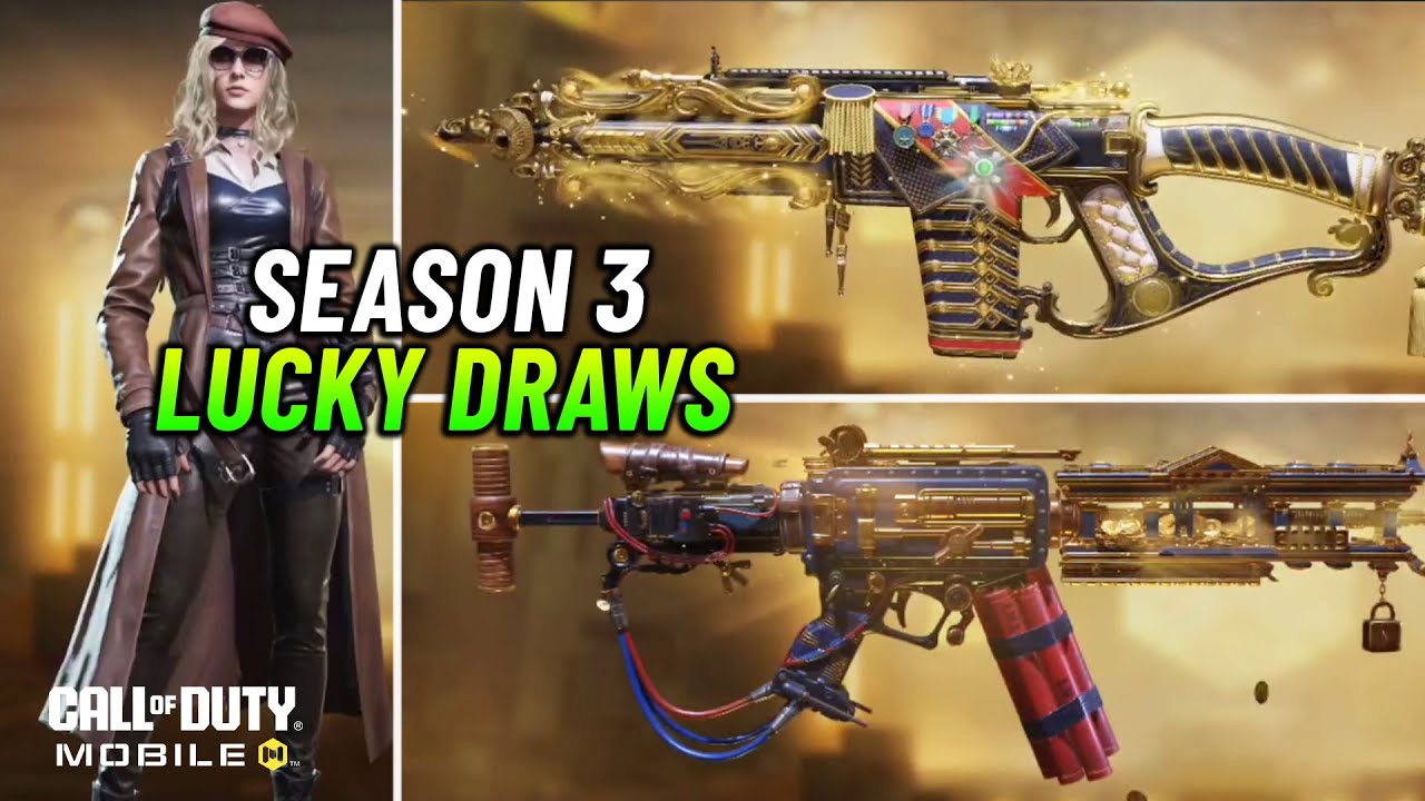 Season 3 All Lucky Draws - Legendary Guns & New Contents COD Mobile ...