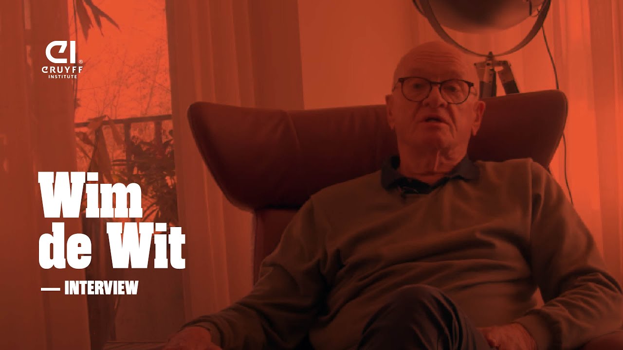 Wim de Wit - ambassadeur | Johan Cruyff Academy Amsterdam - YouTube