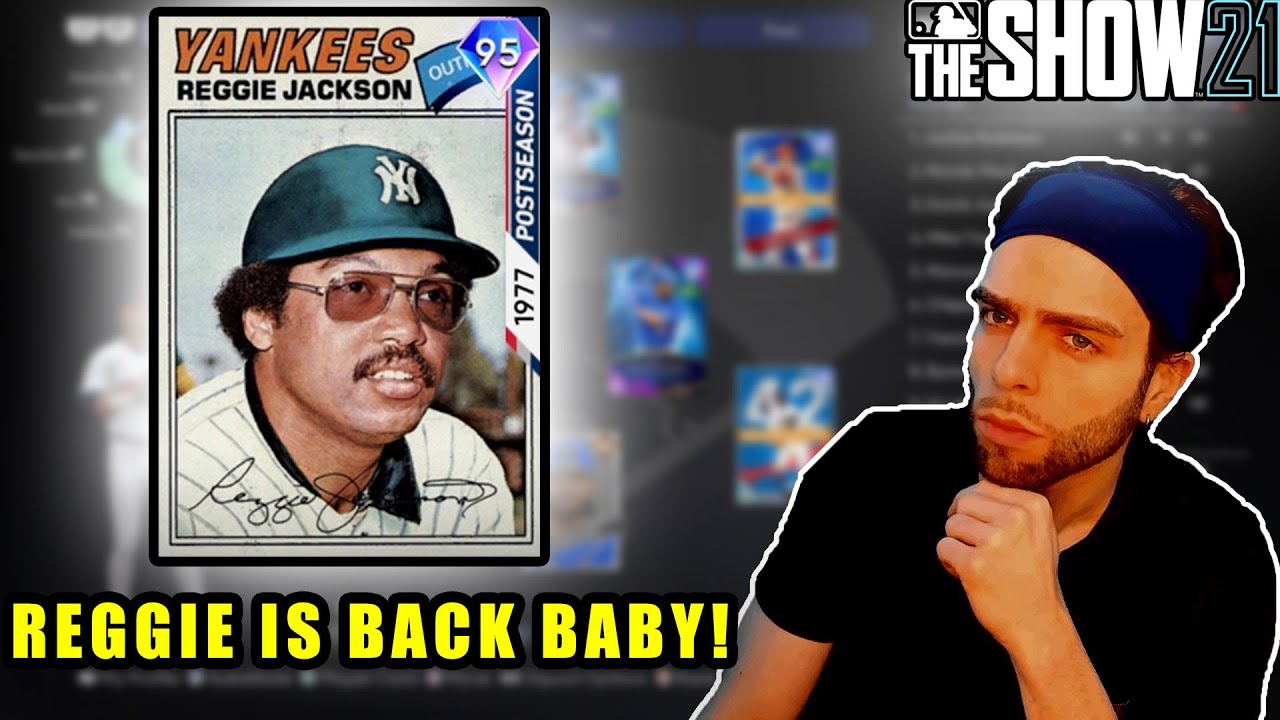 *95* REGGIE JACKSON has one of my FAVORITE SWINGS in Diamond Dynasty ...