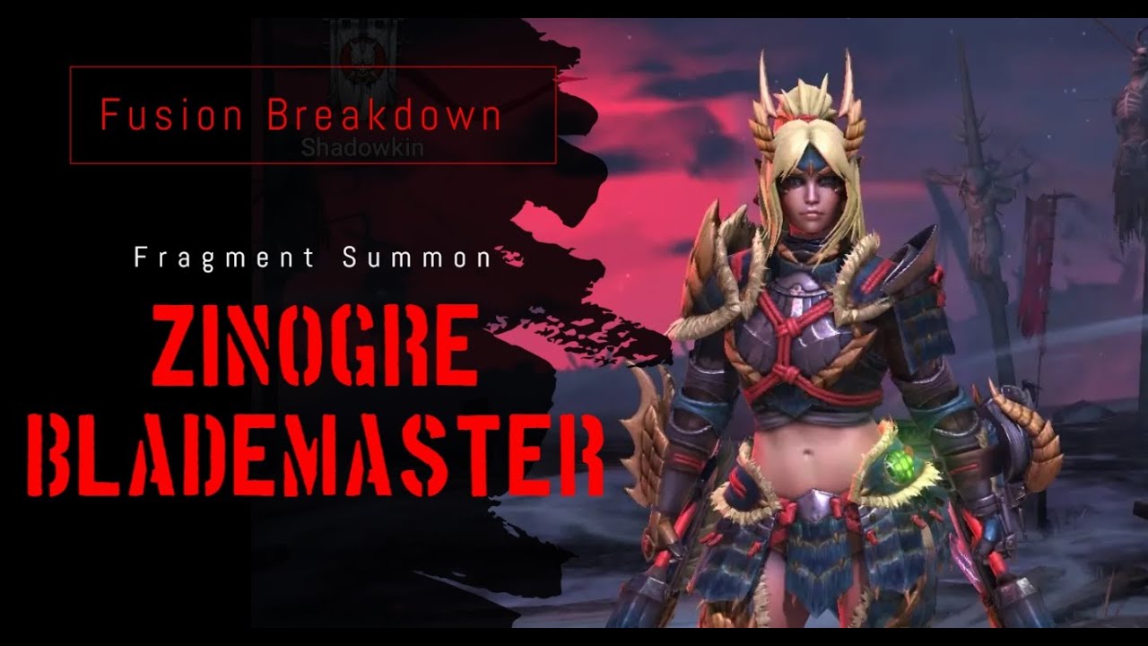 Fusion Guide Zinogre Blade Master Raid Shadow Legends - YouTube