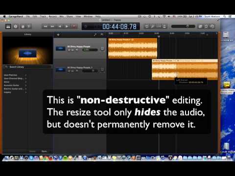 GarageBand: Audio Editing Basics - YouTube
