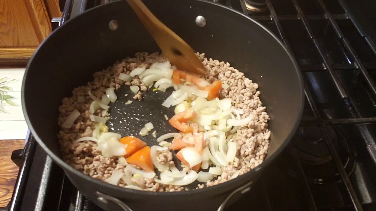 GINISANG MISUA with GROUND PORK - YouTube