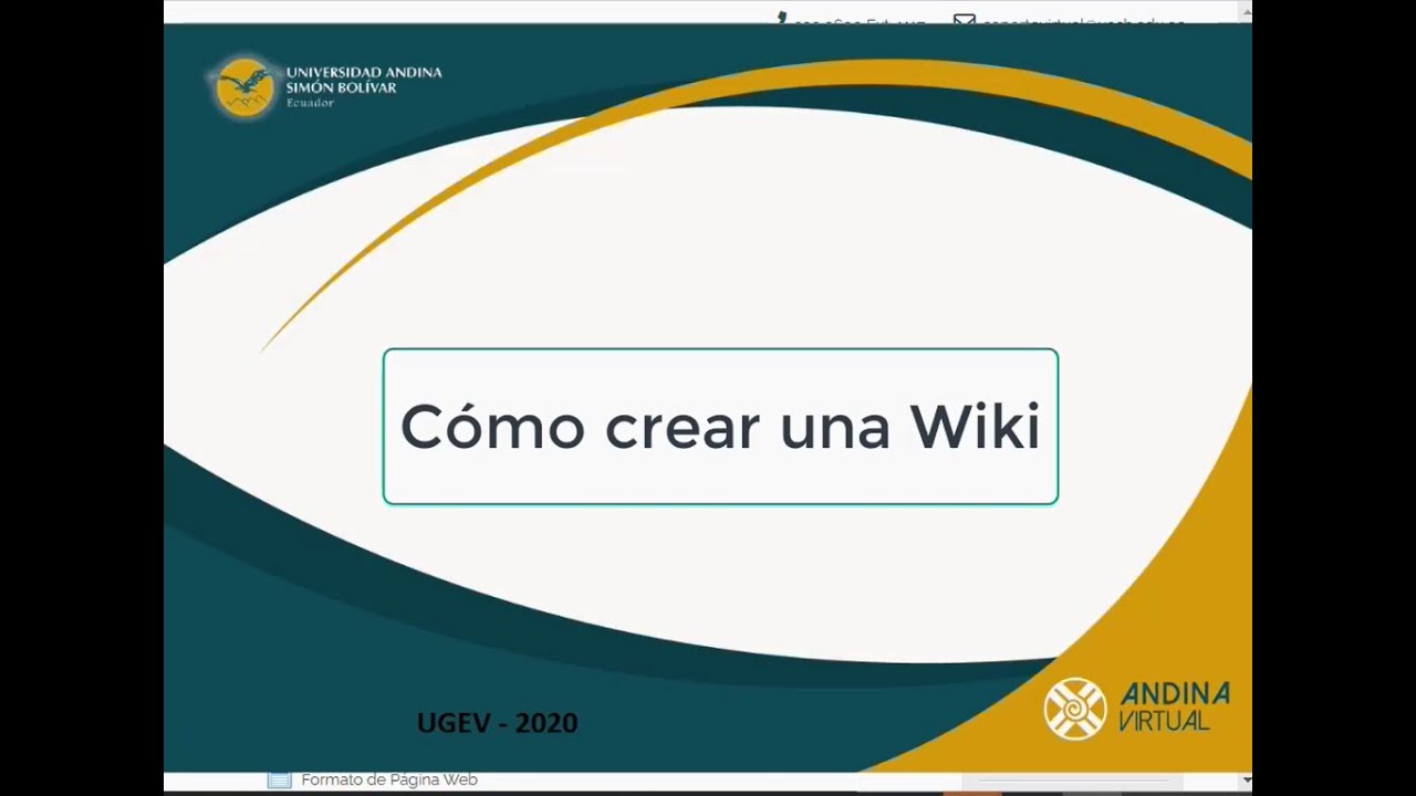 Como Crear una Wiki en Moodle - YouTube