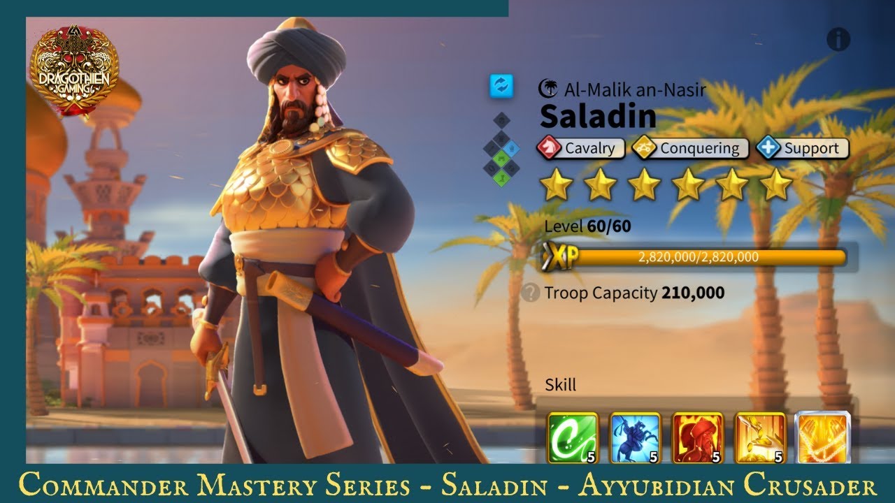 Commander Mastery Series : Saladin - Ayyubidian Crusader - YouTube