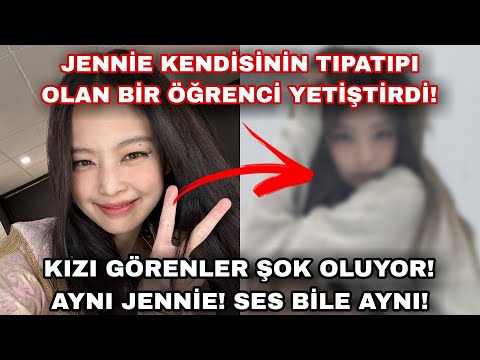 Jennie kendisinin tıpatıpı olan öğrenci yetiştirdi! Ses bile aynı! Kızı görenler şok oluyor!