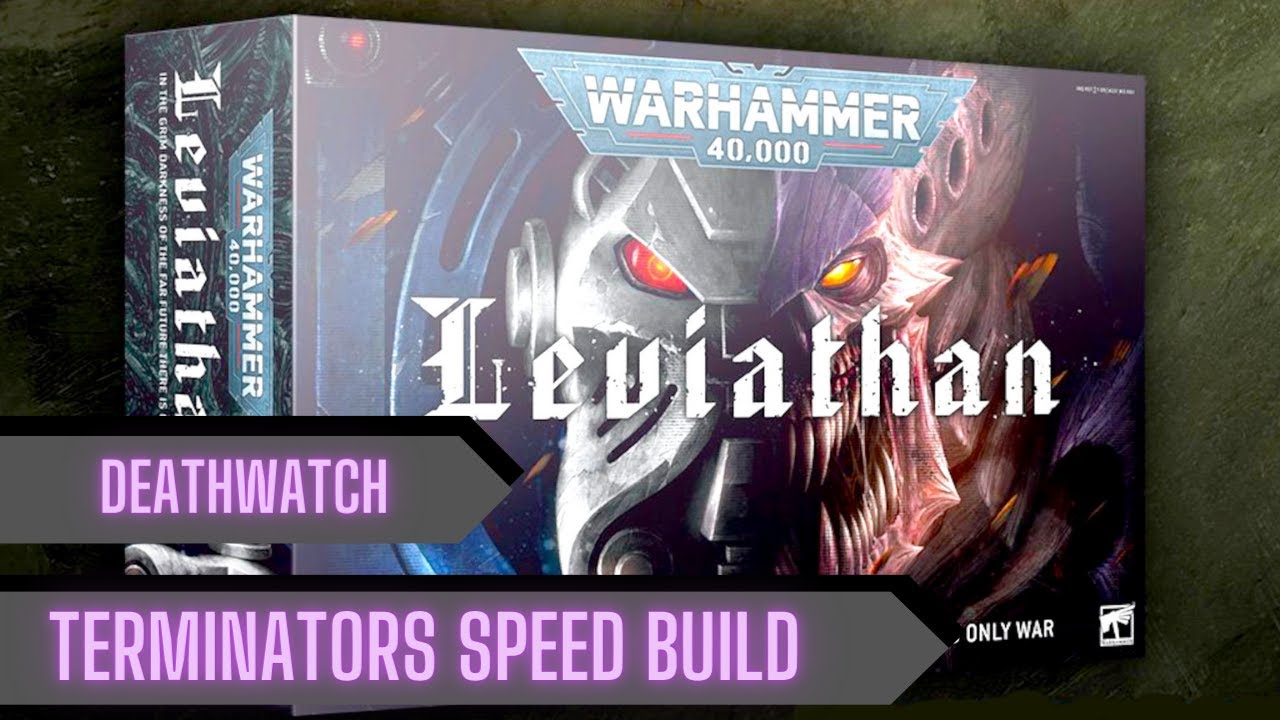 Leviathan box : from plastic sprue to deathwatch terminator squad - YouTube