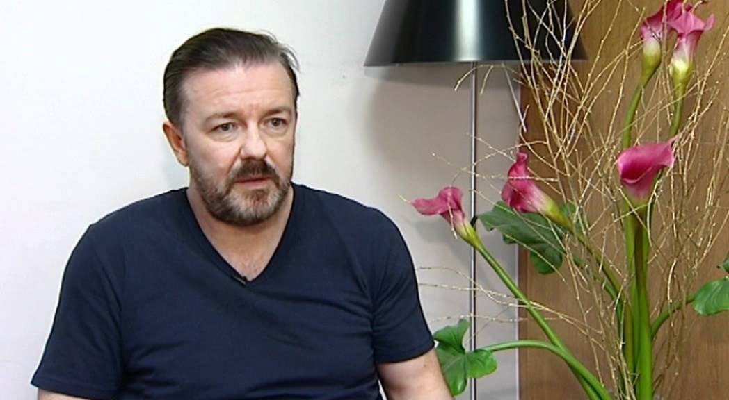 Ricky Gervais interview on hosting the Golden Globes - YouTube