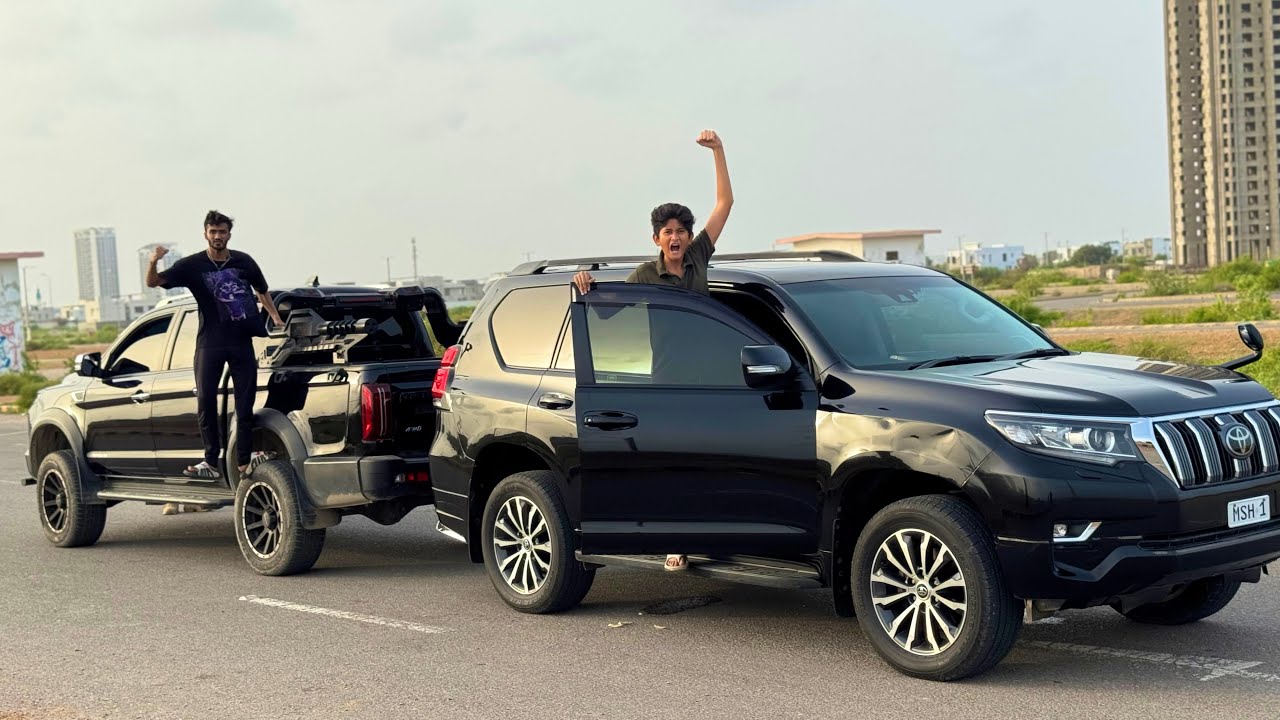 Prado vs My Dala Drag Race & TUG of WAR! - YouTube