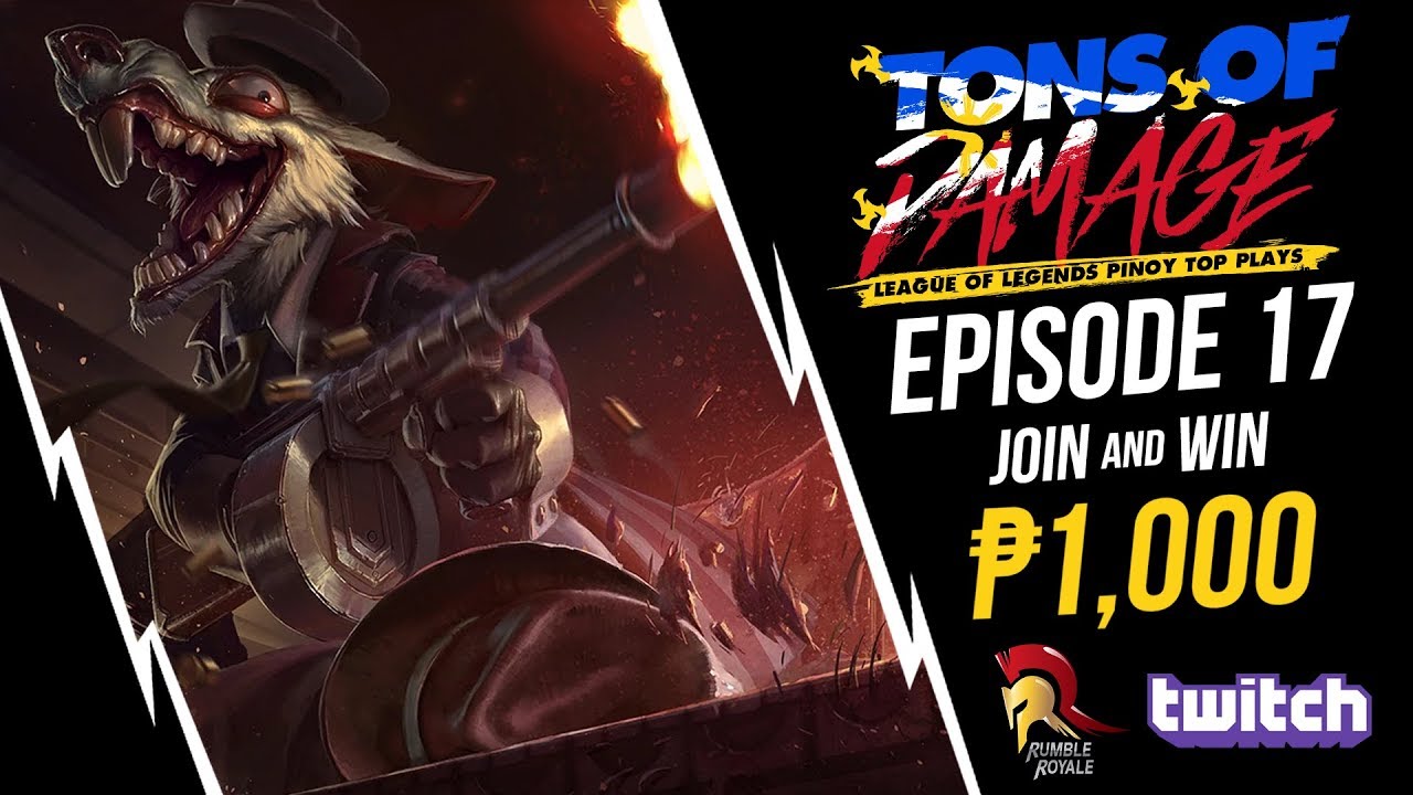 TONS OF DAMAGE: League of Legends Pinoy Top Plays Episode 17 - YouTube