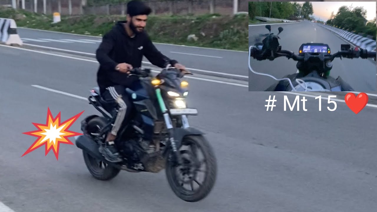 first ride experince on yamaha Mt 15 #the power of yamaha# Mt 15 #call ...