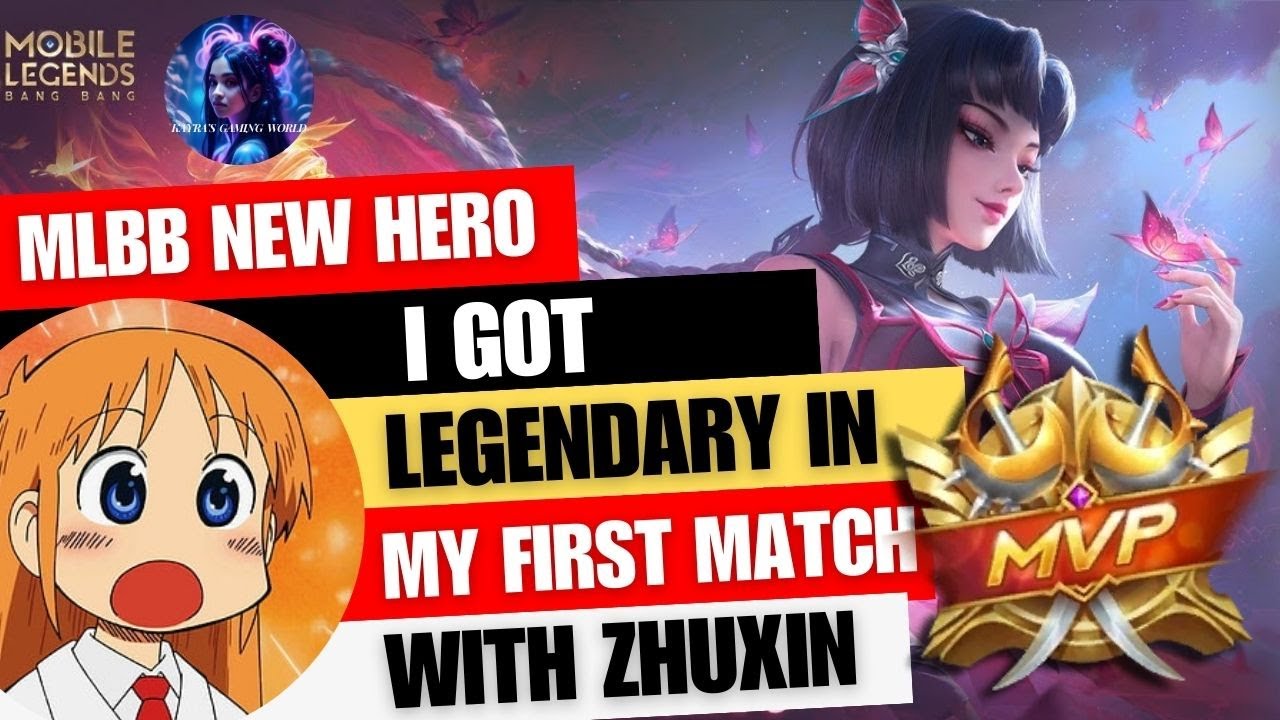Mobile Legends New Hero Zhuxin | I got legendary in my first match with ...