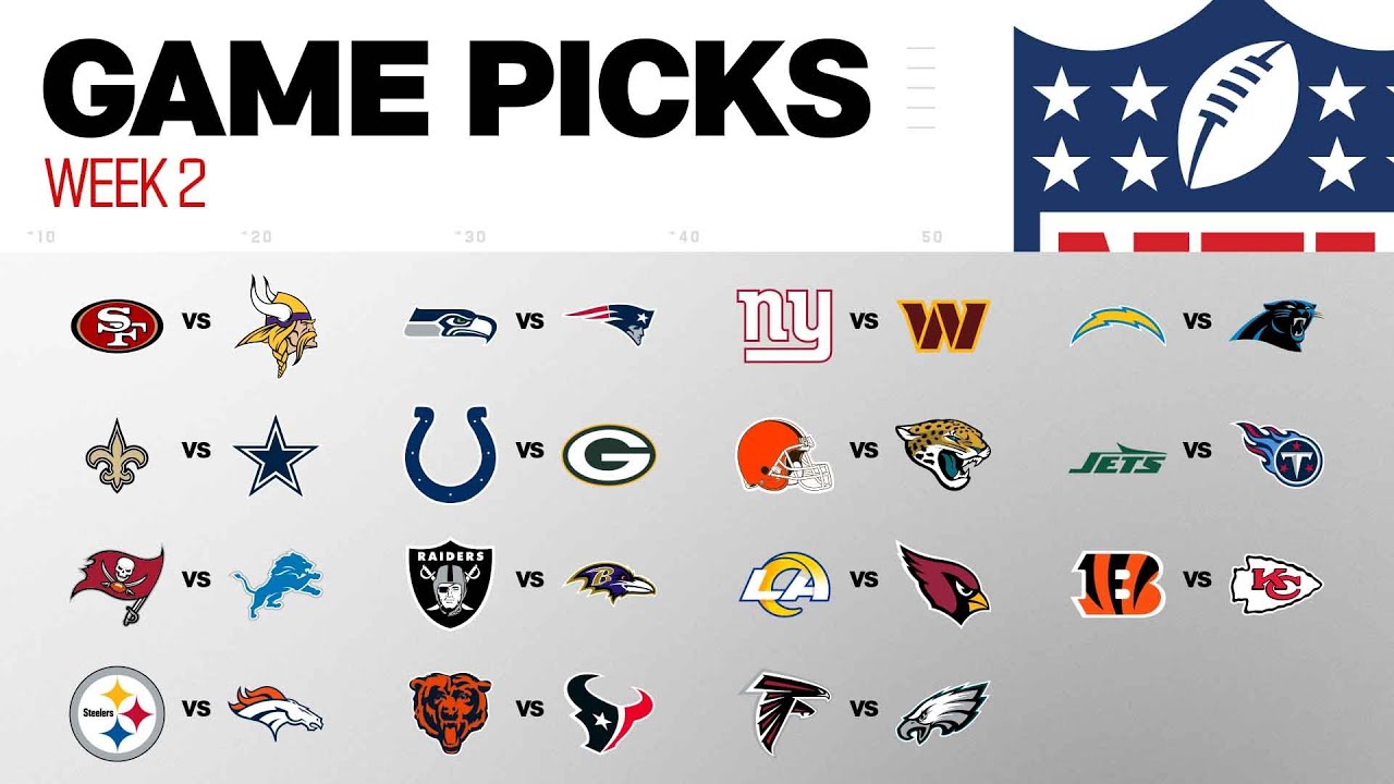 Week 2 Game Picks! - YouTube