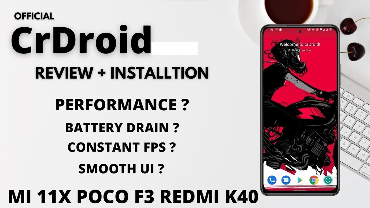 Mi 11x,Poco F3 | How To Install CrDroid With TWRP | Crdroid 8.5 With ...