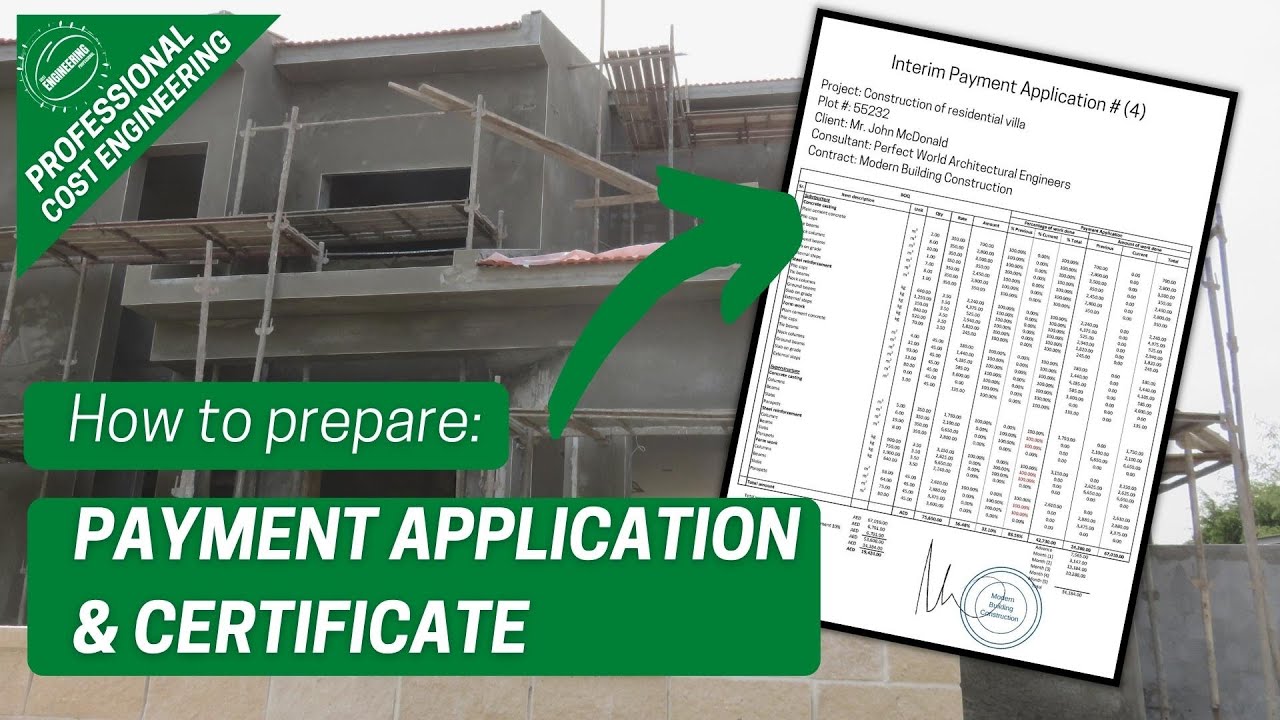 How To Prepare Payment Certificate For Projects | Contractor Payment ...